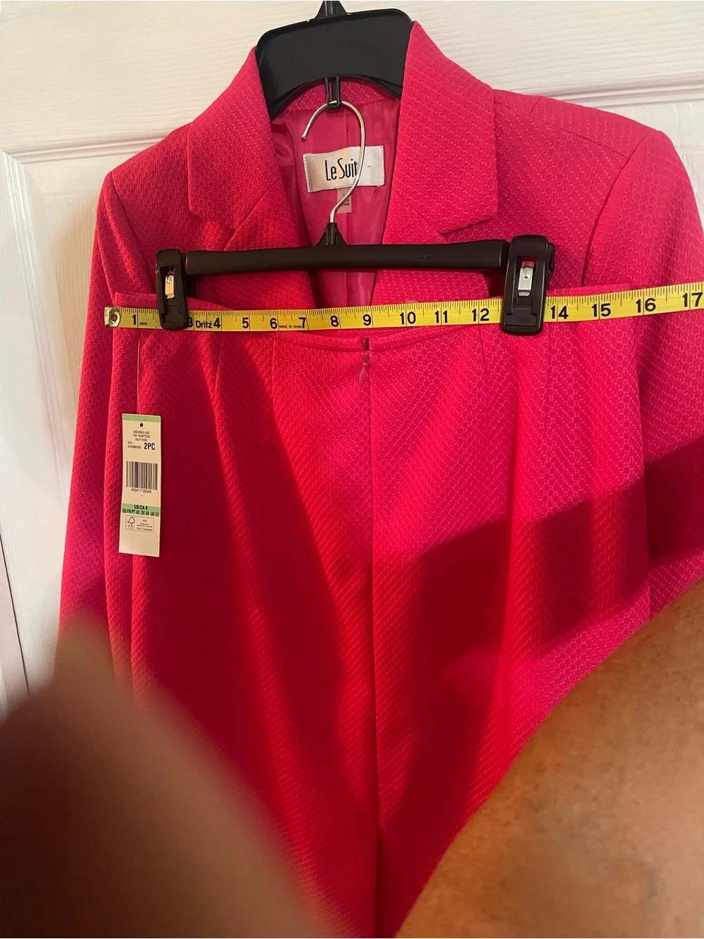 Le Suit | Jackets & Coats | Le Suit Bright Pink Tailored Womens Suit ...